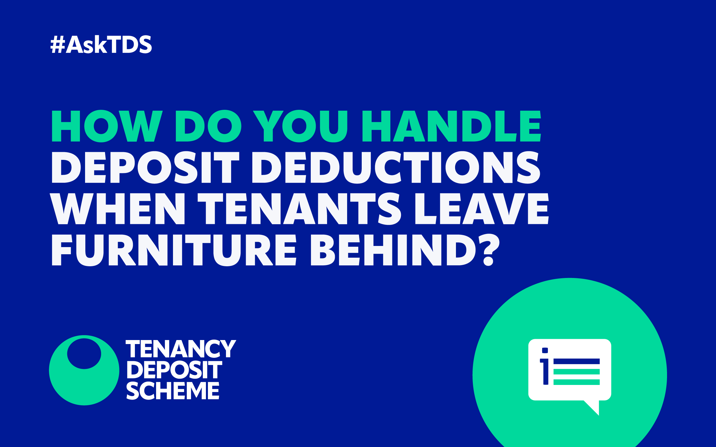 TDS Blog For Agents, Landlords & Tenants | Tenancy Deposit Scheme